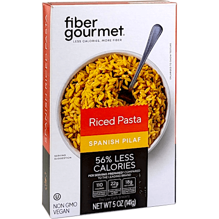 Fiber Gourmet High-fiber Pilaf Riced Pasta