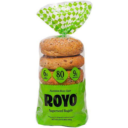 Royo Keto-friendly, Plant-based Bagels